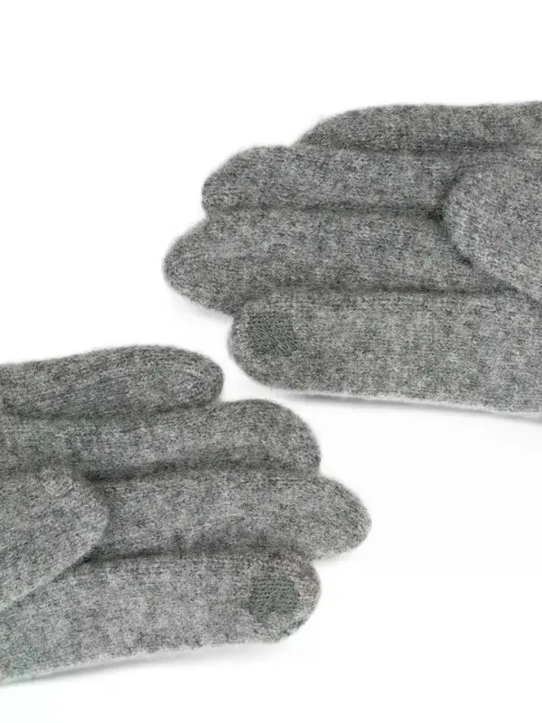 L'APERO Cygne Faux-fur-trim Gloves