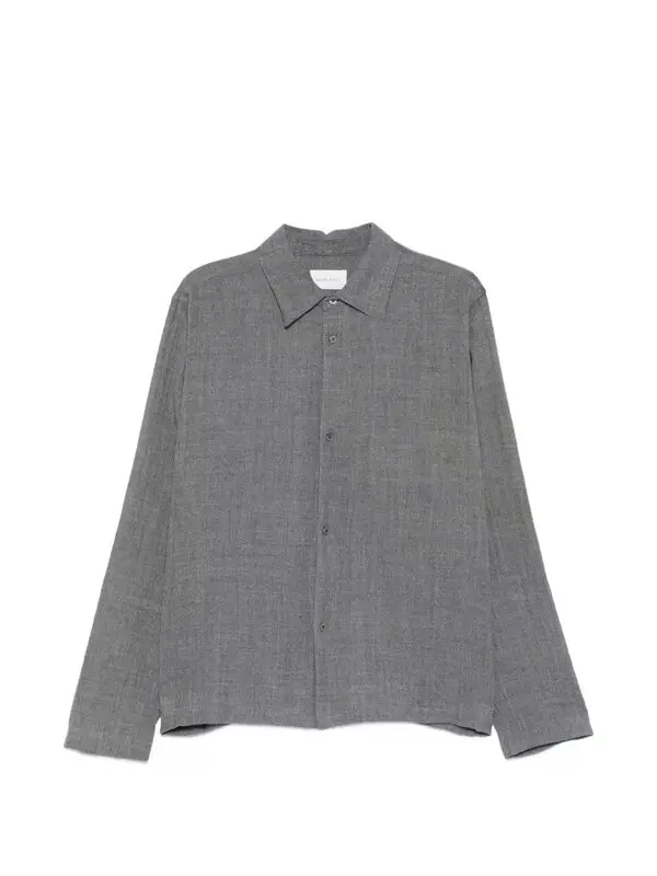 BERNER KUHL Cordial Button-up Long-sleeve Shirt - Grey