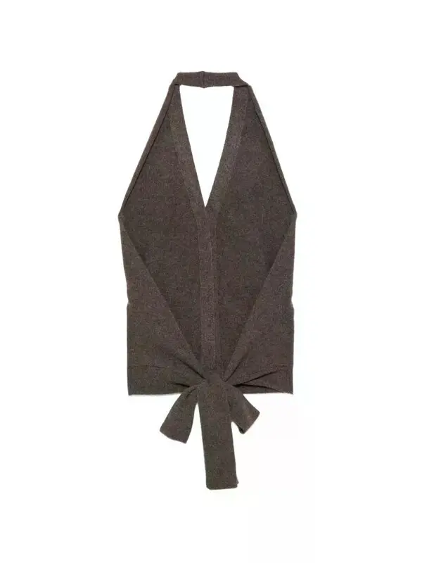 VANISE Cashmere Halterneck Vest