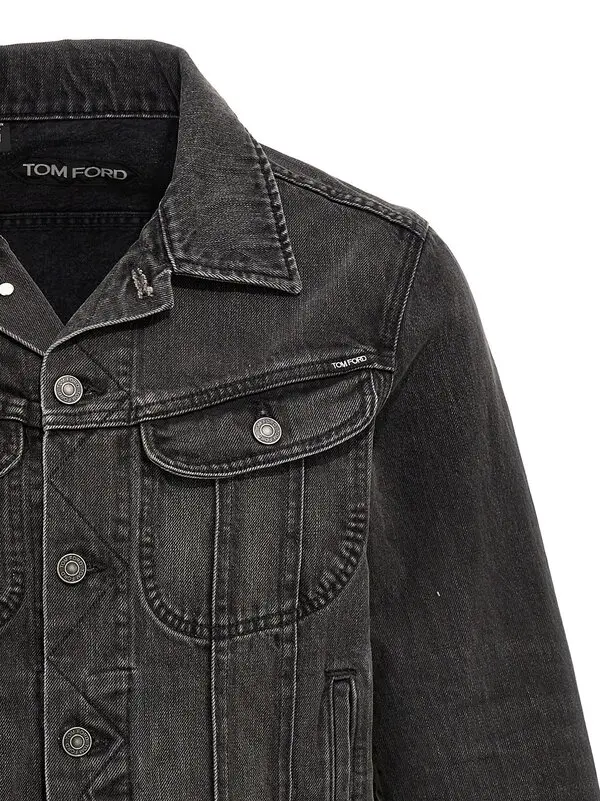 TOM FORD Button-fastening Denim Jacket