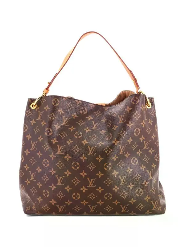 LOUIS VUITTON Graceful Handbag Monogram Canvas Mm Hobo Bag
