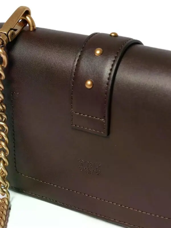 Pinko Small Love Studded Shoulder Bag