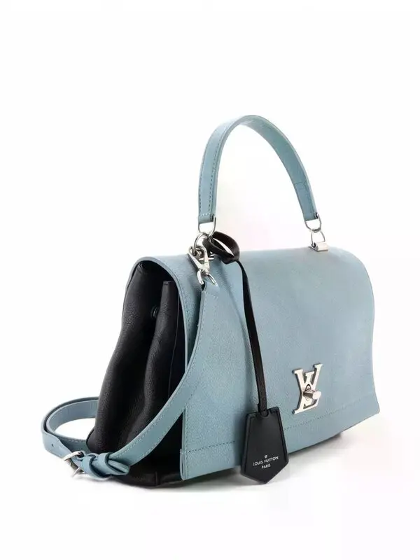 LOUIS VUITTON Lockme Ii Handbag Leather Satchel
