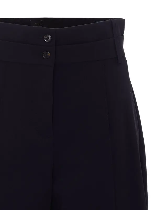 Pinko Belted Pintuck Trousers