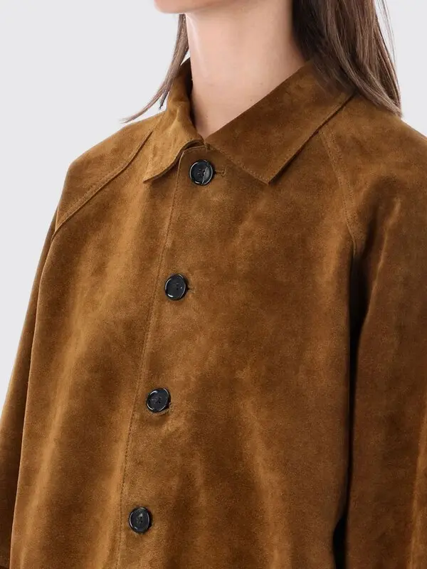 Studio Nicholson Bowe Oversized Suede Jacket - No
