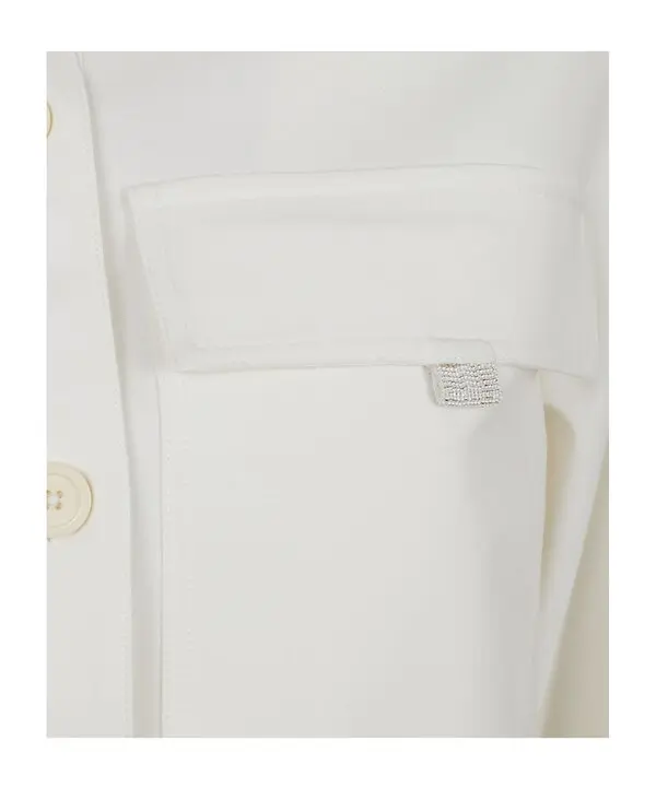 Fabiana Filippi Shirt With Zippered Flap Pockets
