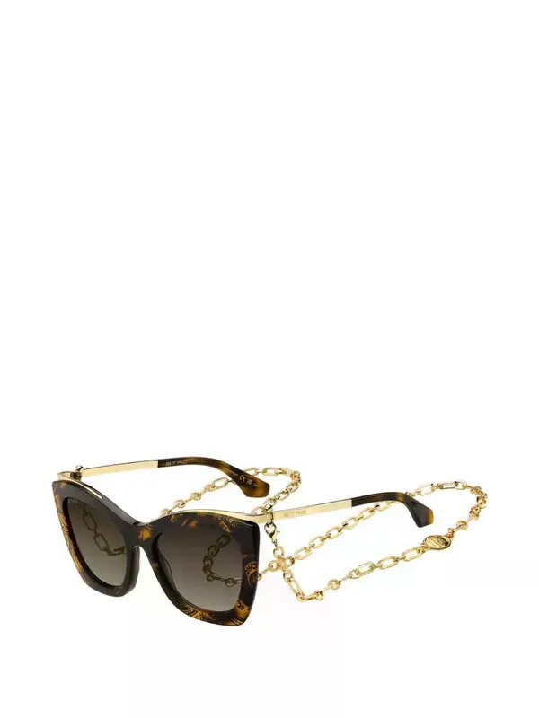 Etro Vela Paisley-print Cat-eye Sunglasses