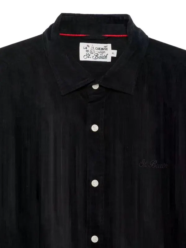 MC2 SAINT BARTH X St. Moritz Embroidered Corduroy Shirt
