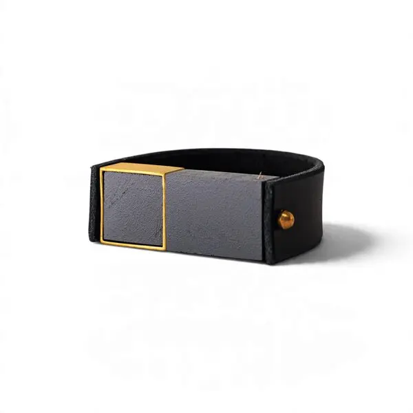 SVETLANA VUKOV Block Bracelet - Grey