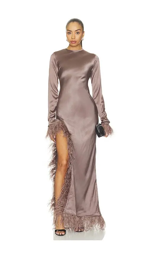 DEME BY GABRIELLA Alder Dress In Chocolate - Coco