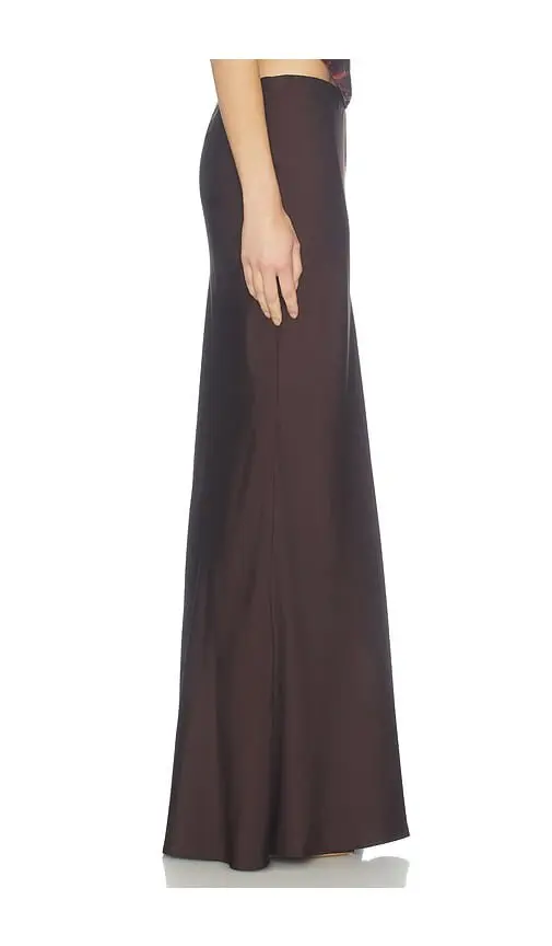 Rococo Sand Maxi Skirt In Chocolate