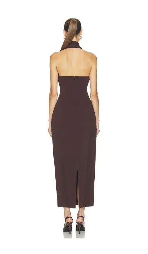 Oddmuse Cotton Mix Zip Collar Midi Dress