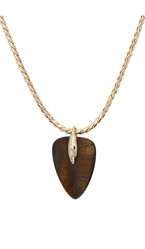 Ettika Solstice Pendant Choker In Metallic Gold