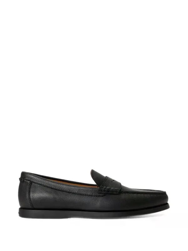 Polo Ralph Lauren Leather Penny Loafers - Black