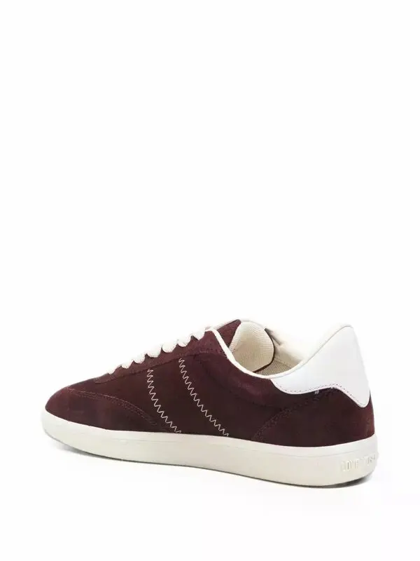 Moschino Logo-print Suede Sneakers