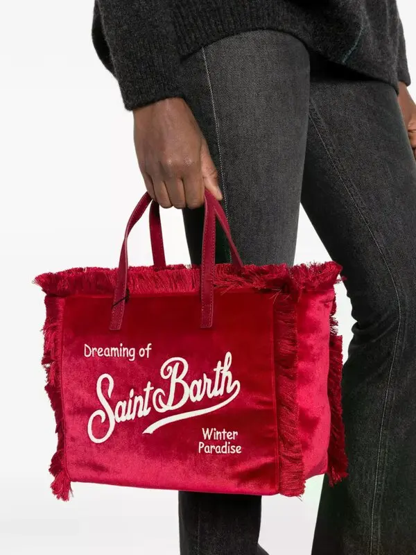 MC2 SAINT BARTH Colette Fringed Tote Bag
