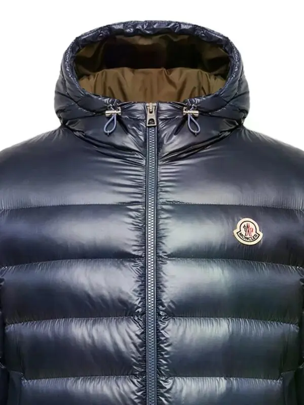Moncler Forzo Hooded Packable Short Down Jacket - Blue