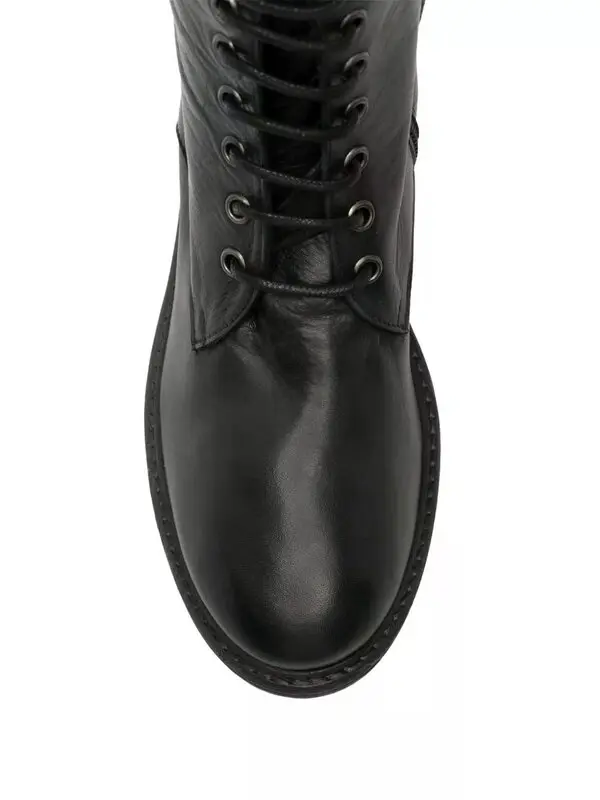 PAOLA PARISI Buckle-strap Lace-up Boots
