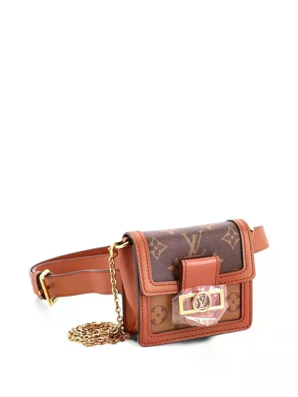 LOUIS VUITTON Dauphine Bumbag Reverse Monogram Canvas Bb Belt Bag