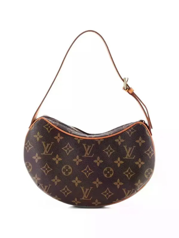 LOUIS VUITTON Croissant Handbag Monogram Canvas Pm Hobo Bag