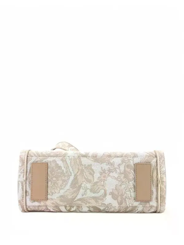 Versace Athena Convertible Barocco Jacquard Small Tote Bag