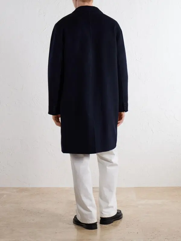 Nn07 Kendrick 8447 Brushed Woven Wool-blend Coat