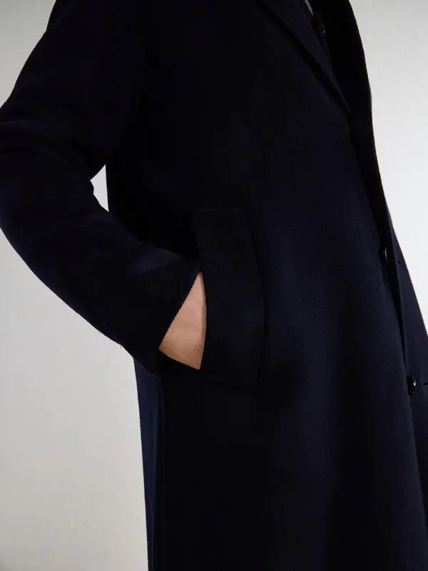 Nn07 Kendrick 8447 Brushed Woven Wool-blend Coat