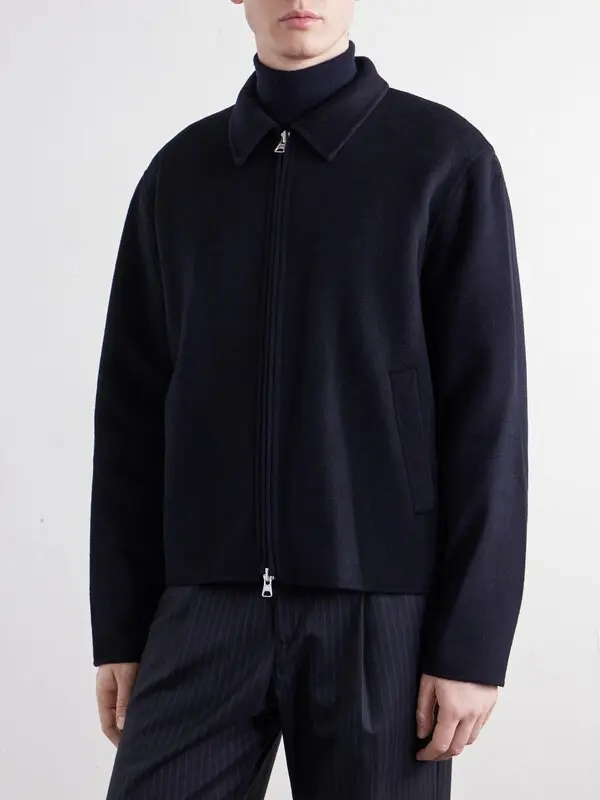 Nn07 Arlo 8447 Wool-blend Felt Jacket