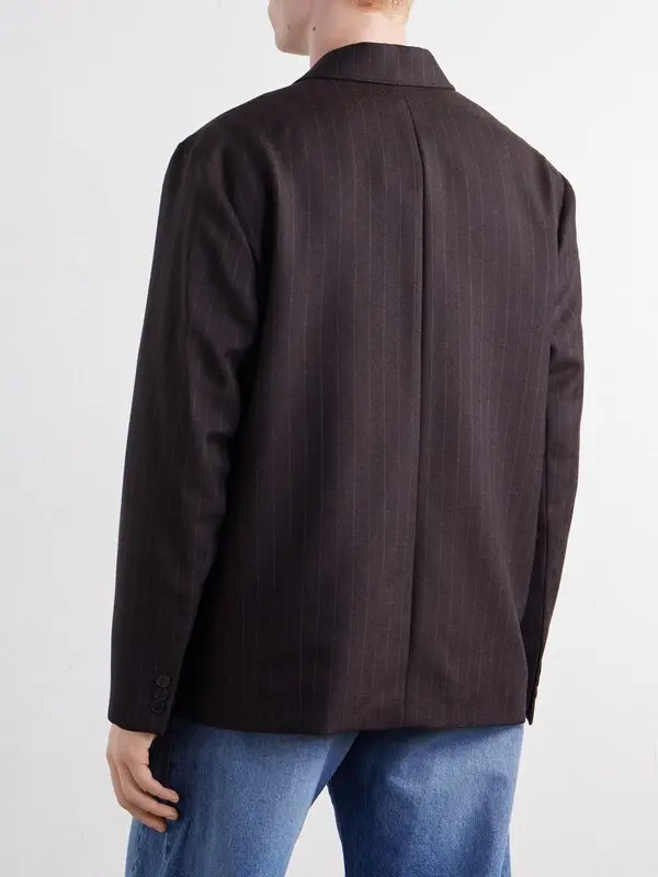 Nn07 Joe 10078 Pinstriped Wool-twill Suit Jacket