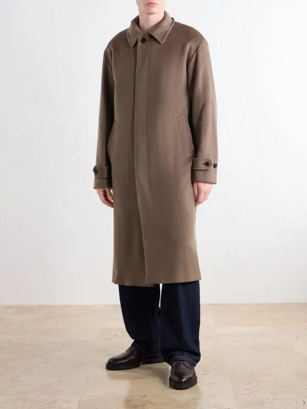 Nn07 Gibson 80040 Wool-blend Flannel Coat