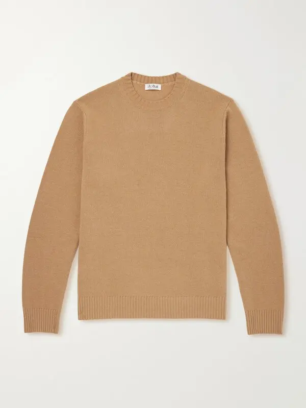 DE PETRILLO Merino Wool And Cashmere-blend Sweater