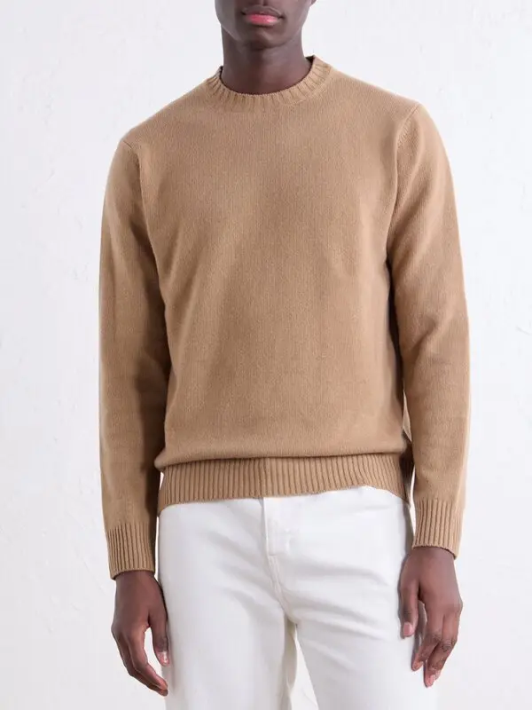 DE PETRILLO Merino Wool And Cashmere-blend Sweater
