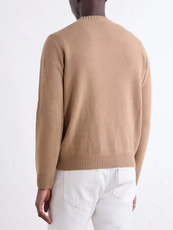 DE PETRILLO Merino Wool And Cashmere-blend Sweater