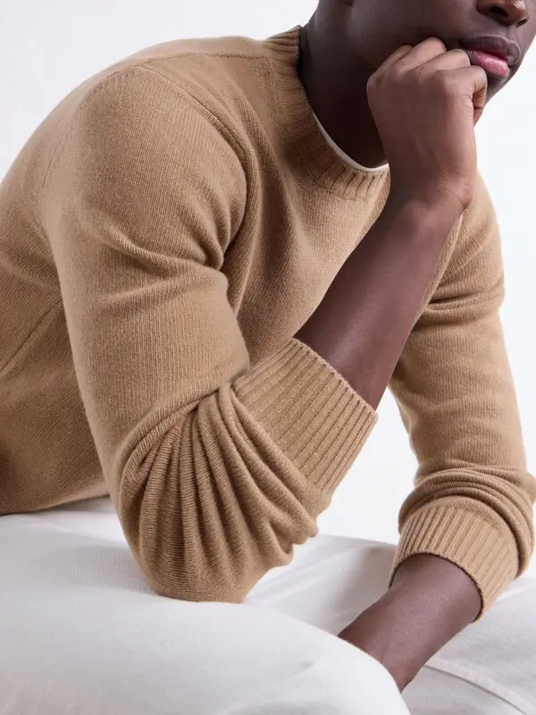 DE PETRILLO Merino Wool And Cashmere-blend Sweater