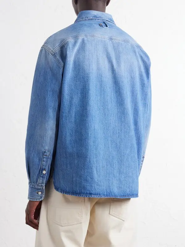 Jacquemus Logo-printed Denim Shirt