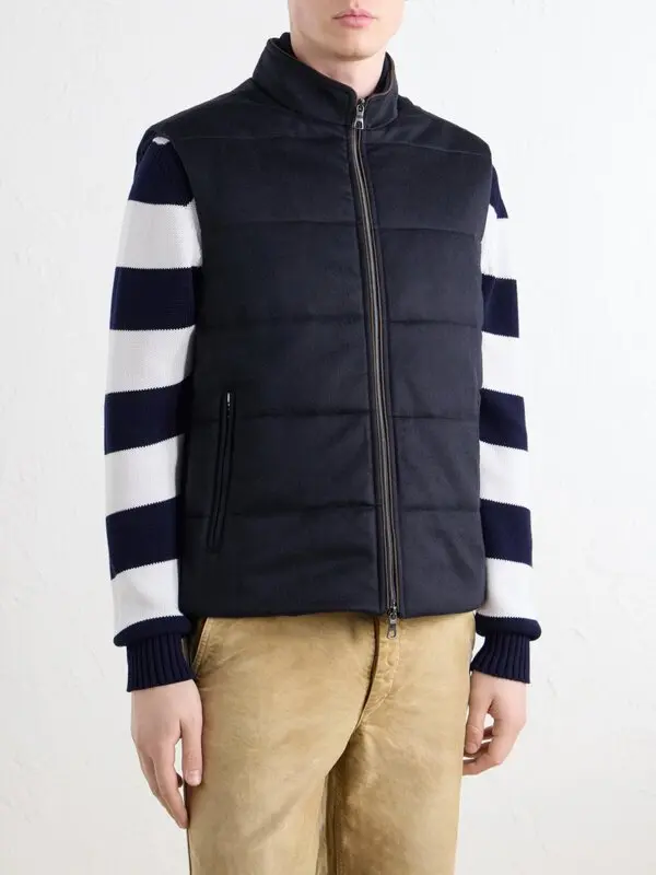 N.peal Belgravia Quilted Cashmere Gilet