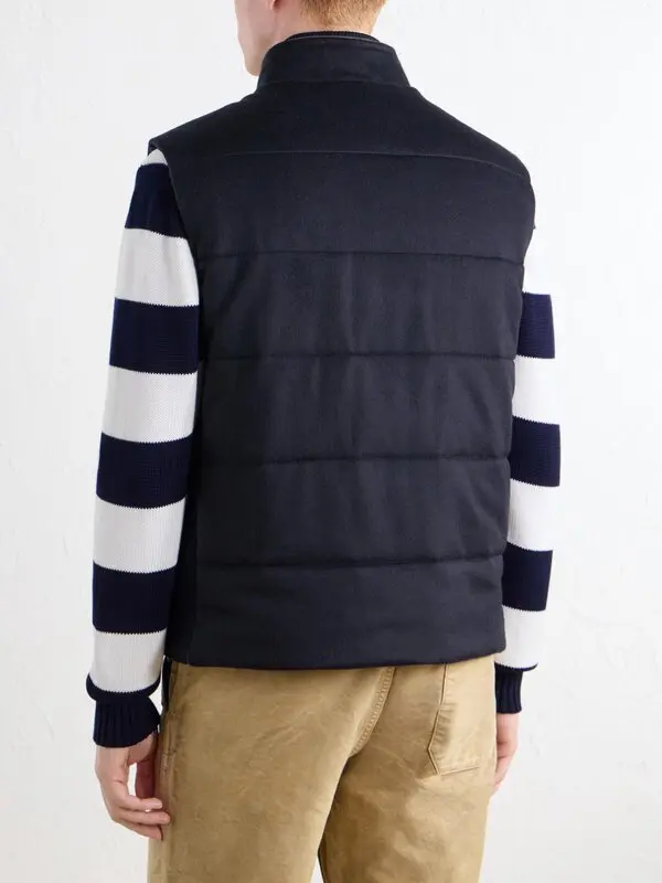 N.peal Belgravia Quilted Cashmere Gilet