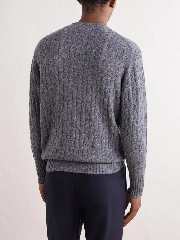 N.peal Thames Cable-knit Cashmere Sweater