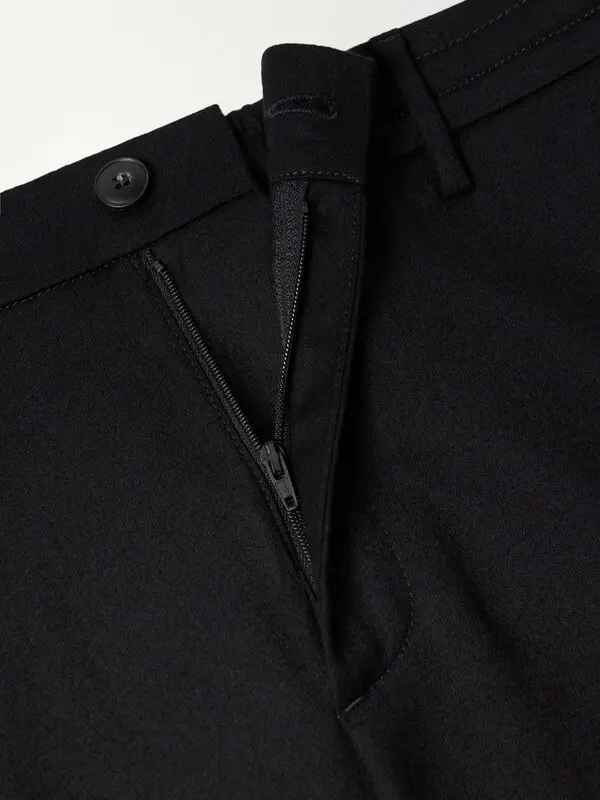 Canali Straight-leg Wool-flannel Trousers