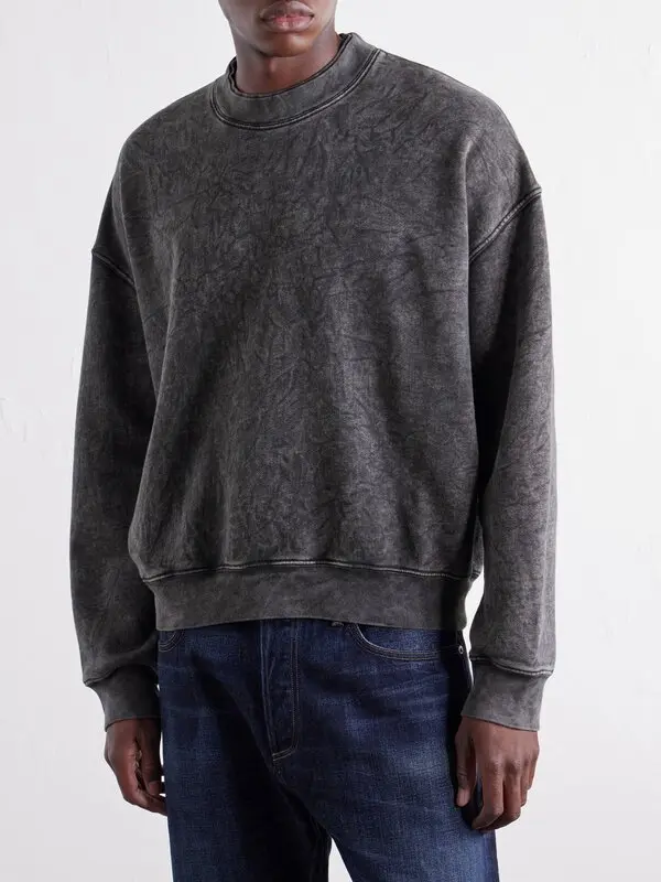 AGOLDE Lambert Cotton-jersey Sweatshirt