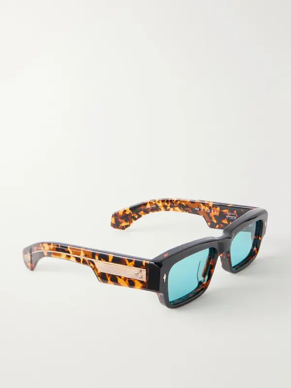 JACQUES MARIE MAGE Engel D-frame Acetate Sunglasses