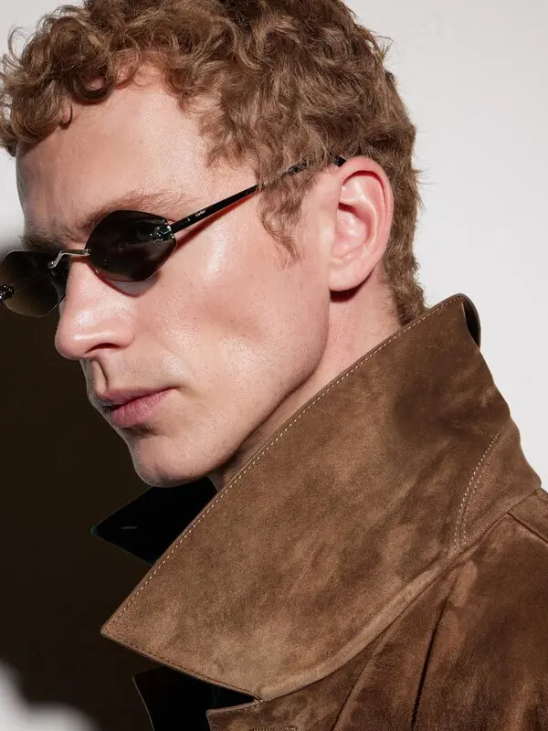 Cartier Panthère Classic Round-frame -tone Sunglasses