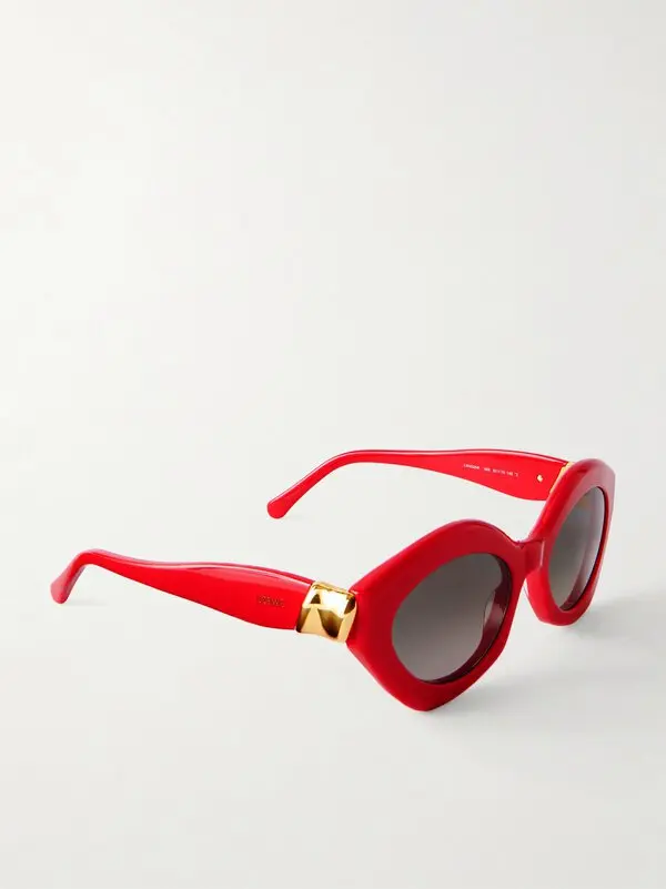 Loewe Coil Round-frame Acetate Sunglasses