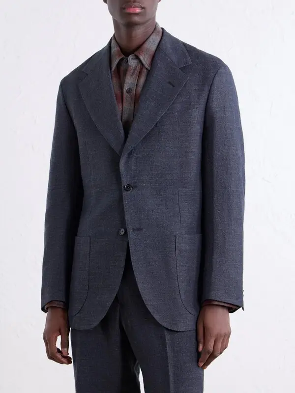 KAPTAIN SUNSHINE Woven Wool, Linen And Hemp-blend Suit Jacket