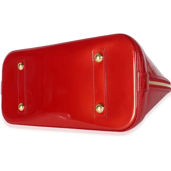 LOUIS VUITTON Pomme Damour Monogram Vernis Alma Pm - Red