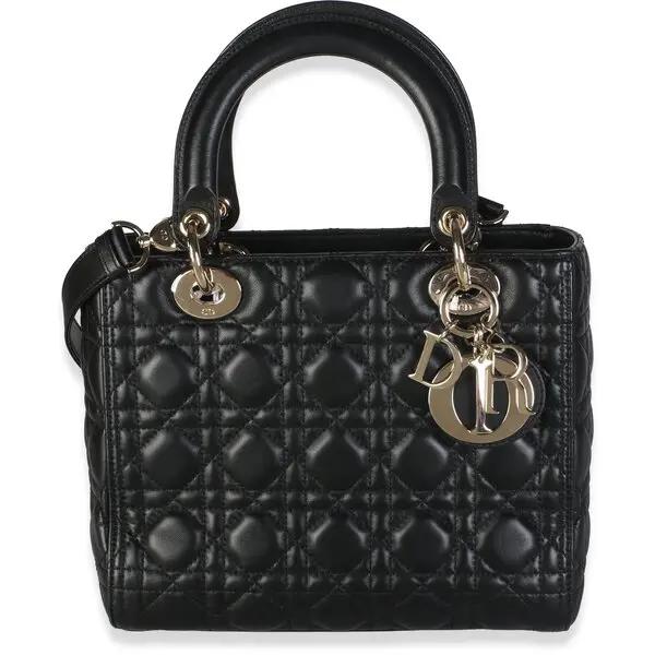 Dior Lambskin Cannage Lady - Black
