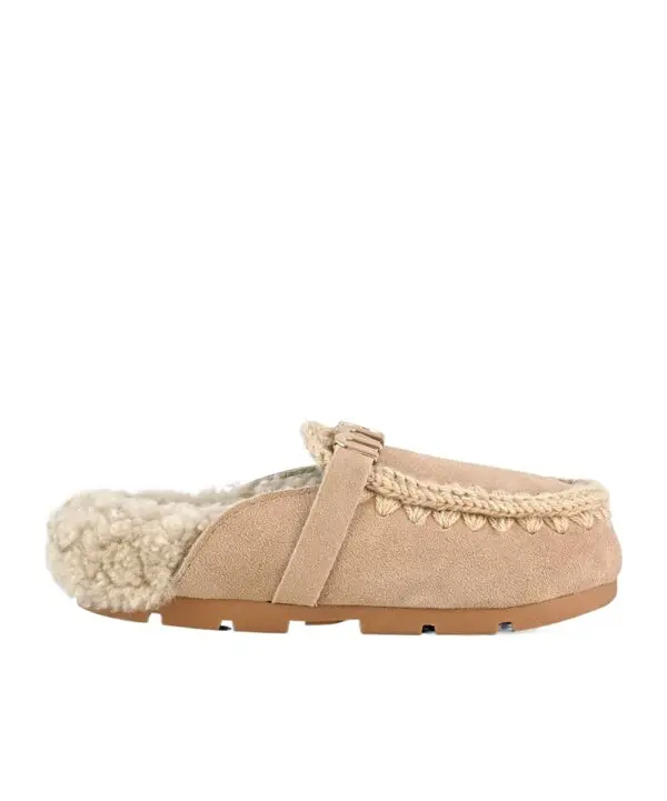 Mou Round Head Muller Shoes