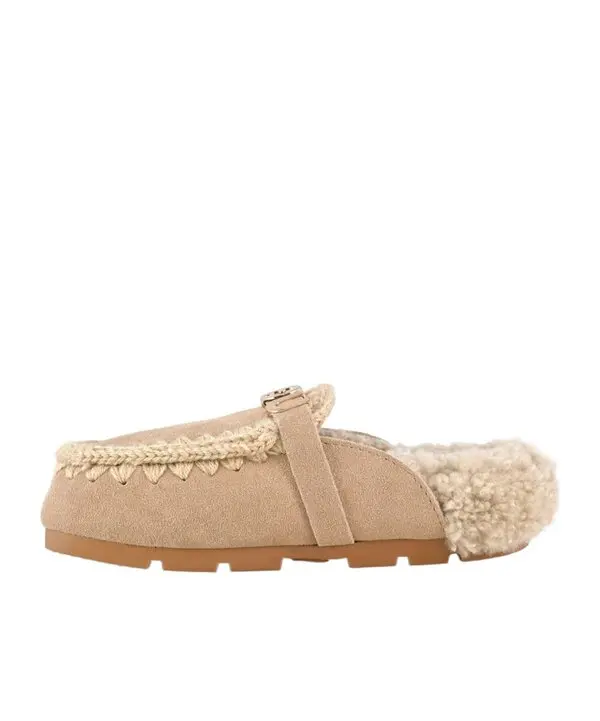Mou Round Head Muller Shoes