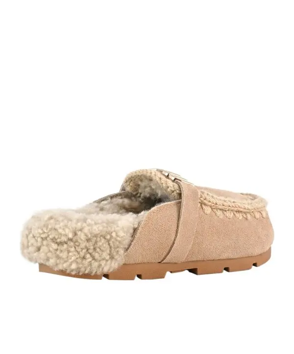 Mou Round Head Muller Shoes