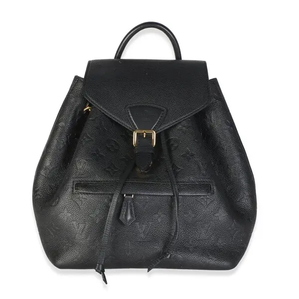 LOUIS VUITTON Monogram Empreinte Montsouris Nm - Black